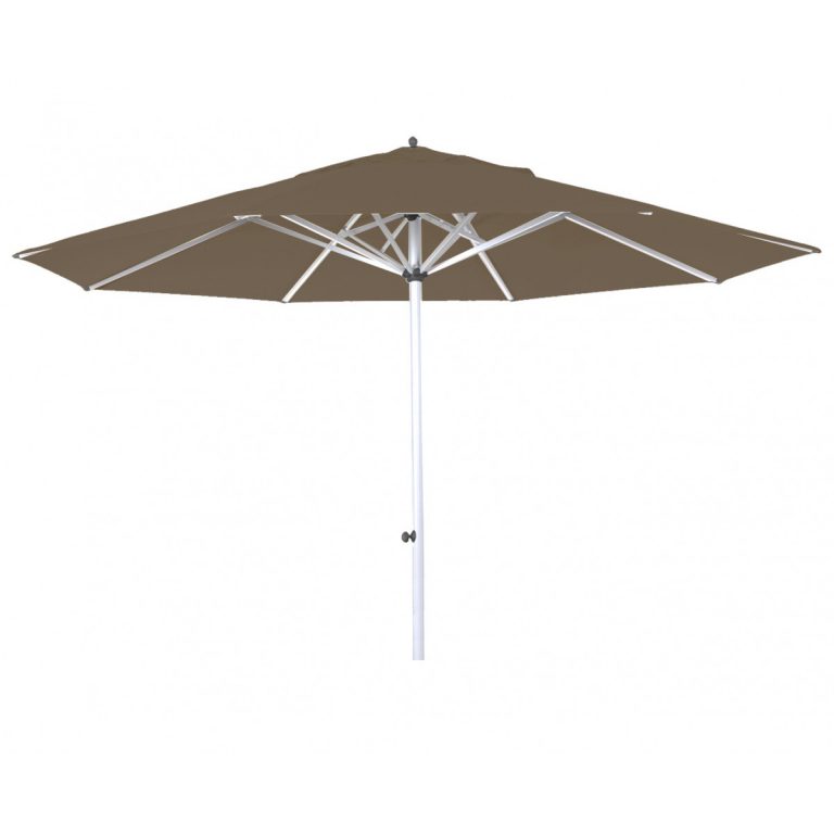 Solero Parasol Presto Pro taupe ø 4m - Parasols XL